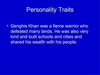 Genghis Khan | PPS