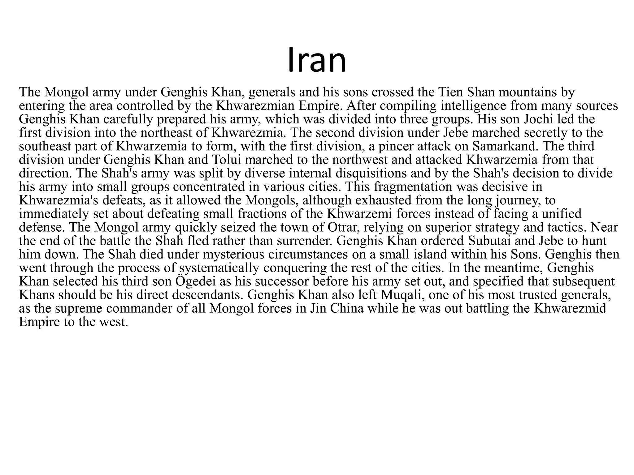 Genghis khan | PPTX