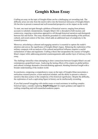 Genghis Khan Essay.pdf