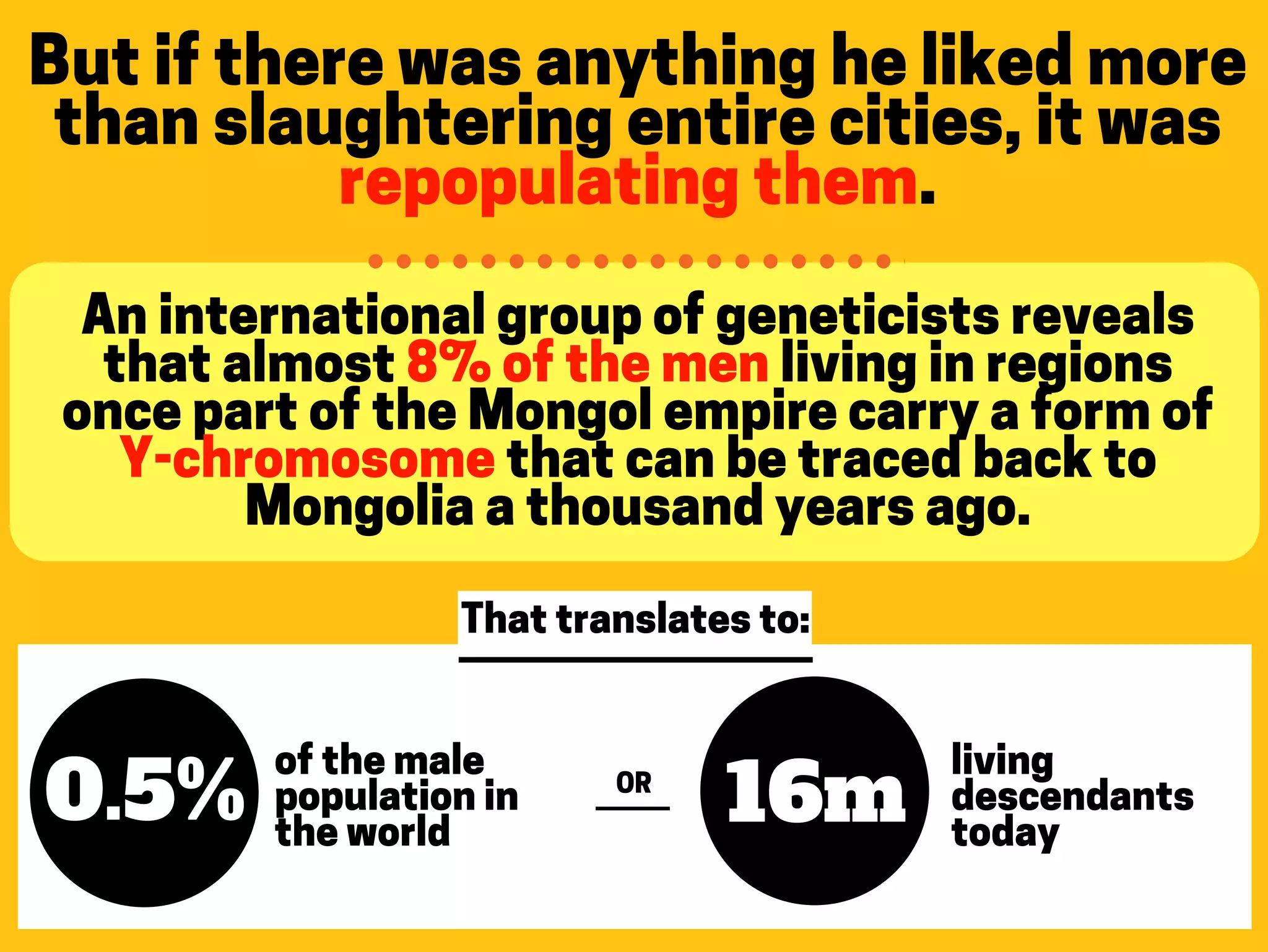 Genghis Khan's Genetic Legacy | PDF
