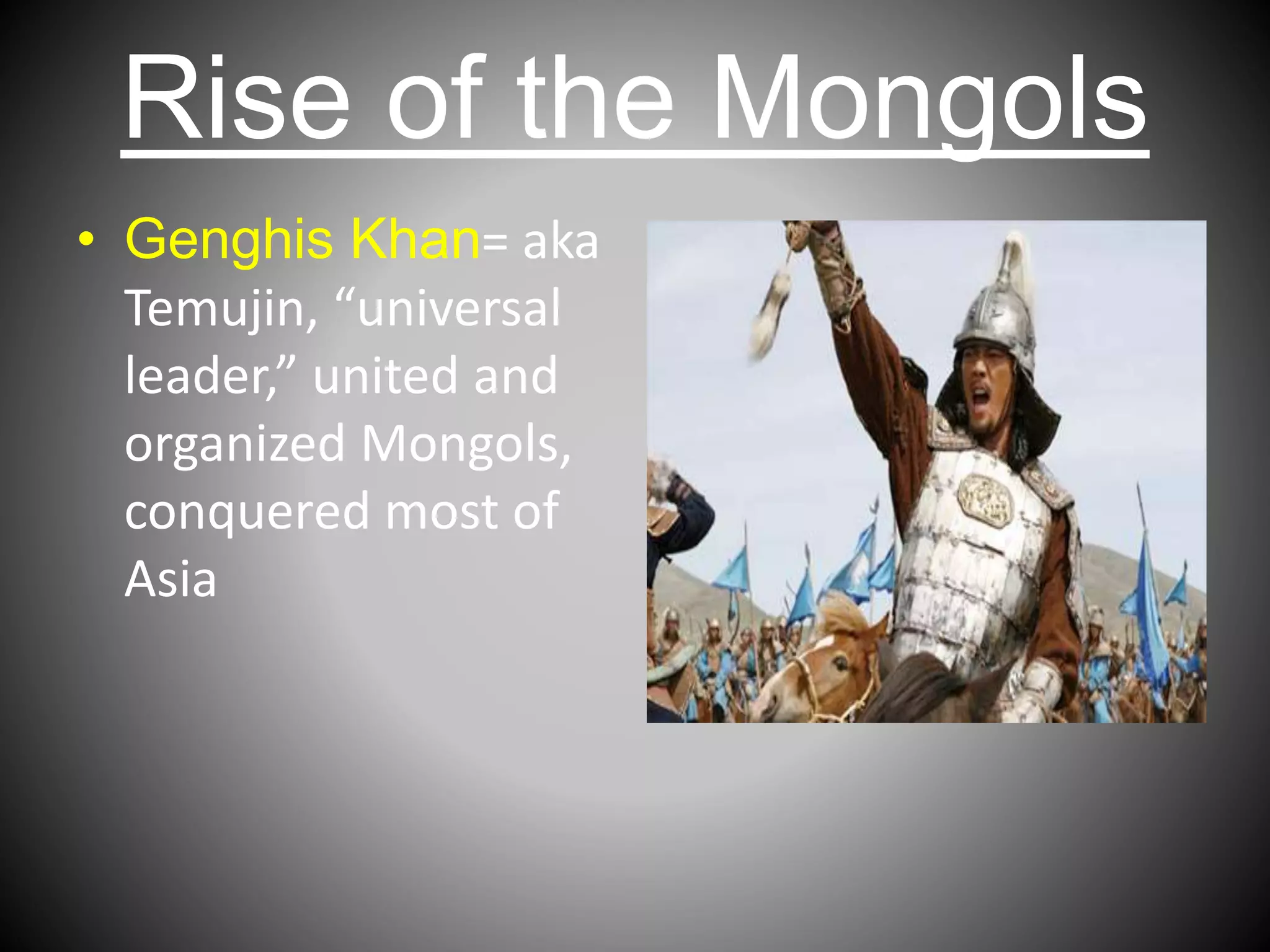 AP World: Mongols (12:2) + Mongol Reading Resources | PPT
