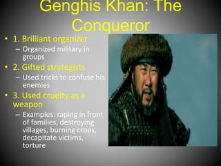 AP World: Mongols (12:2) + Mongol Reading Resources | PPT