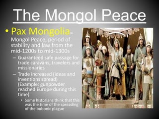 AP World: Mongols (12:2) + Mongol Reading Resources | PPT