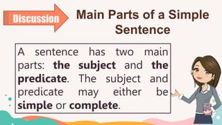 Q3 Main Parts of a Simple Sentence.pptx