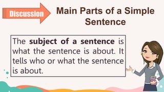 Q3 Main Parts of a Simple Sentence.pptx