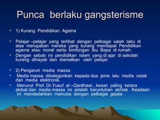 Gengsterisme ppt | PPT