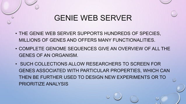 Genie | PPT