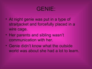 Genie 1970s | PPT