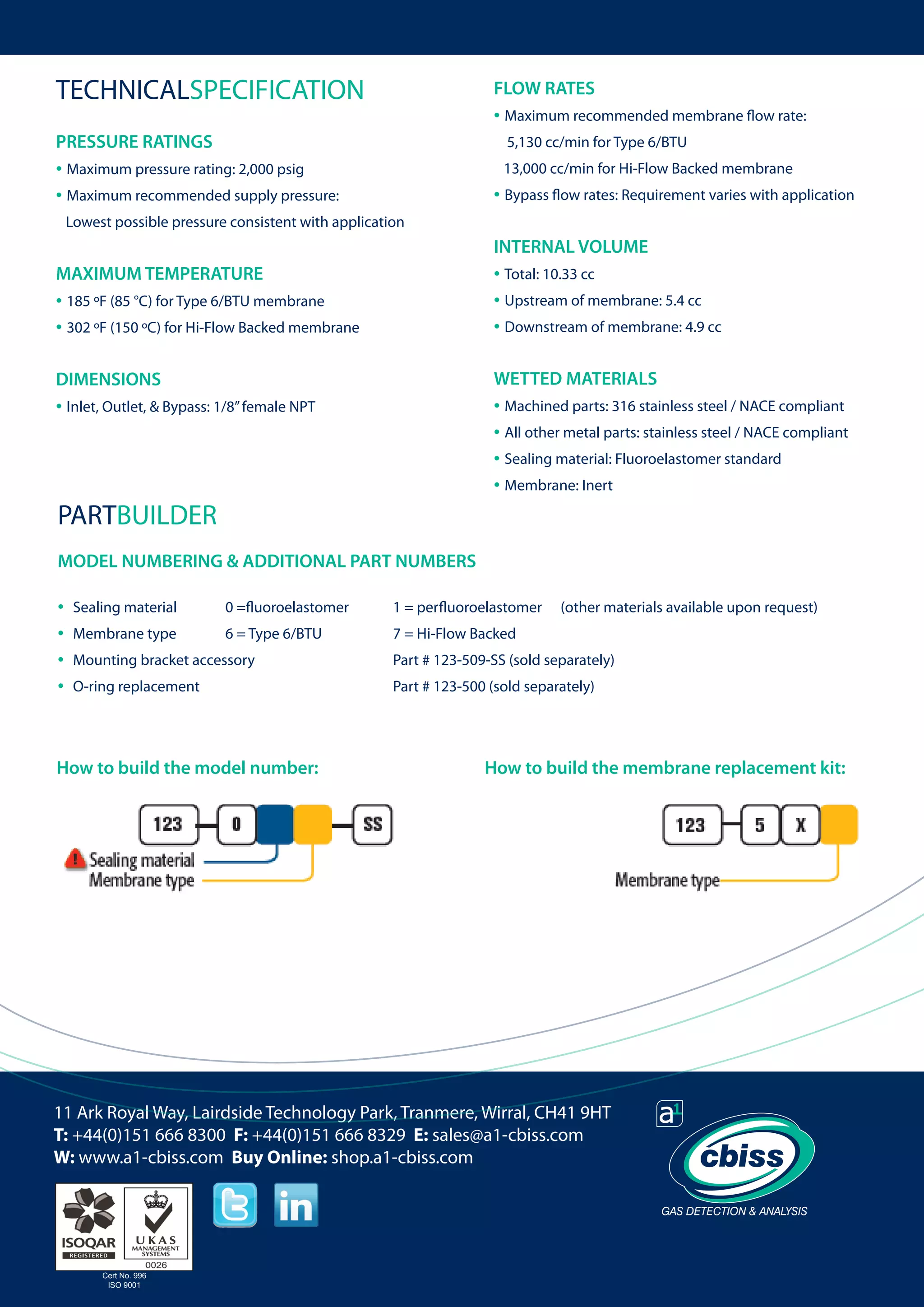 Genie supreme 123 membrane seperator datasheet | PDF