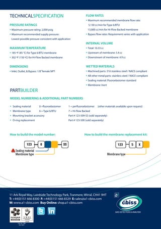 Genie supreme 123 membrane seperator datasheet | PDF