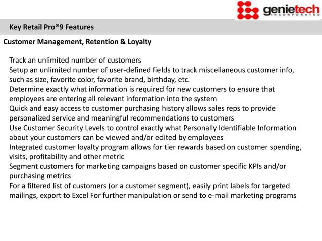GenieTech Indonesia - Retailpro | PPTX | Retail Industry | Industries