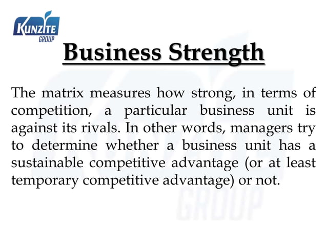 Ge nine(9) cell matrix | PPT | Business Accounting & Finance | Business