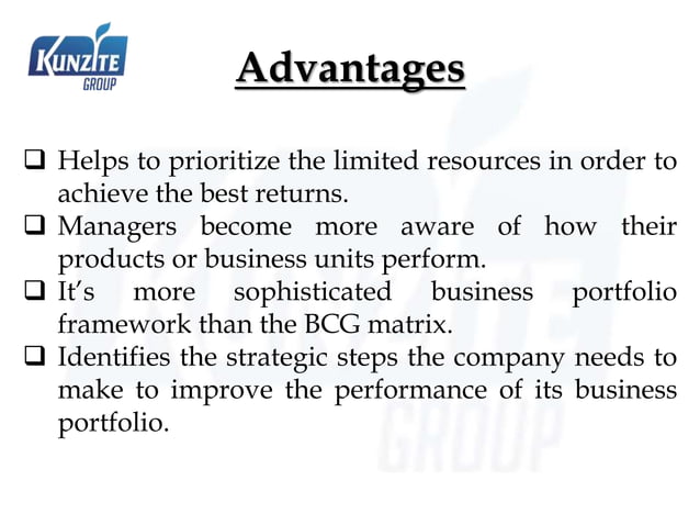 Ge nine(9) cell matrix | PPT | Business Accounting & Finance | Business