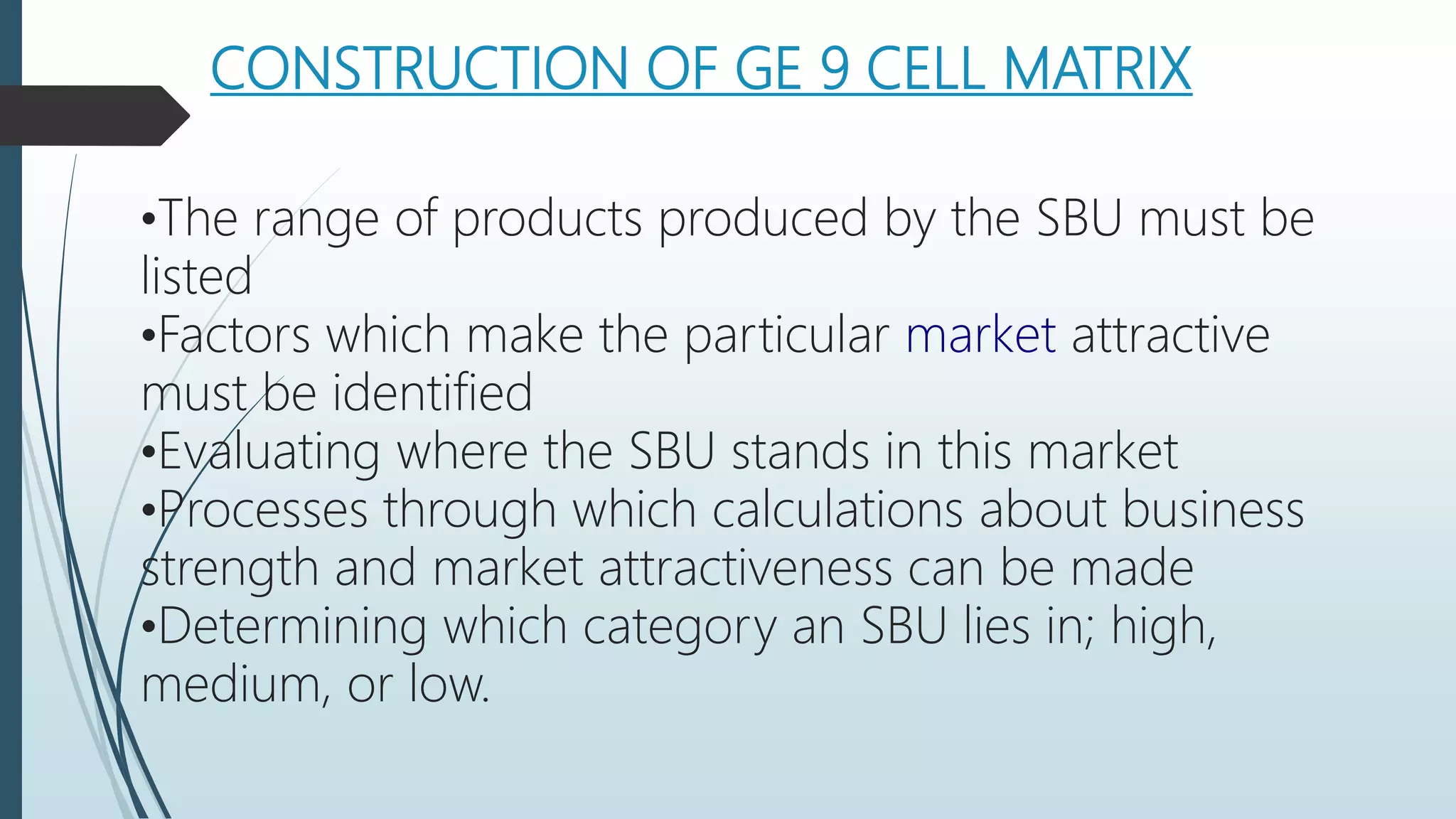 Ge nine cell matrix | PPTX