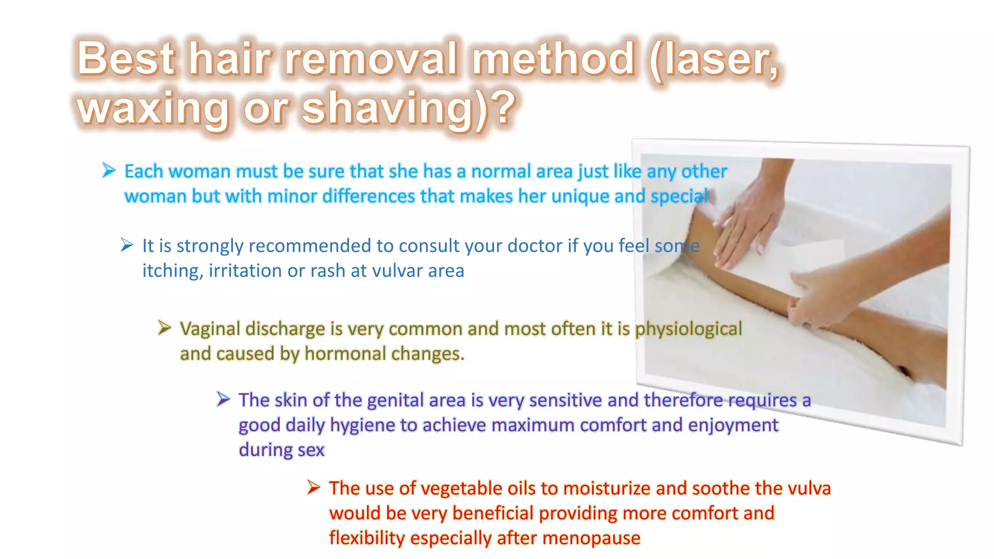 Genital Area Hygiene - Vulvar and Vaginal Hygiene | PPTX