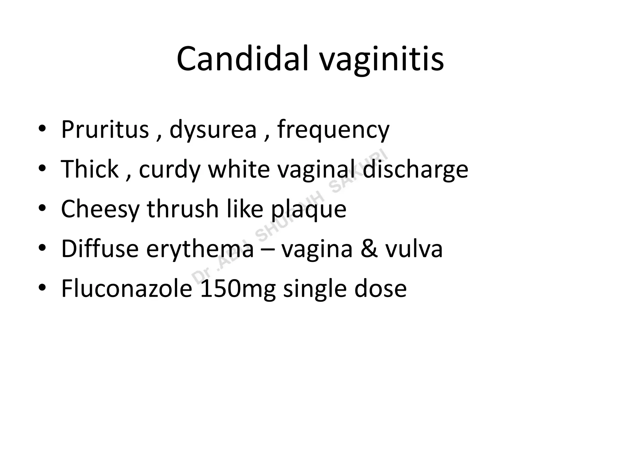 Approach to Genital discharge | PPT
