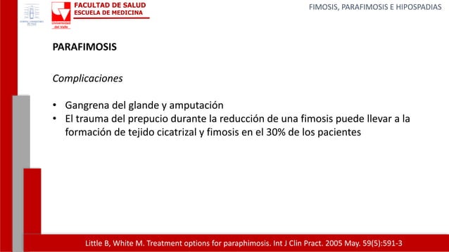Fimosis y Parafimosis | PPTX