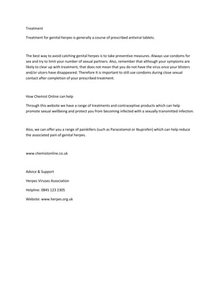 Genital herpes | DOCX