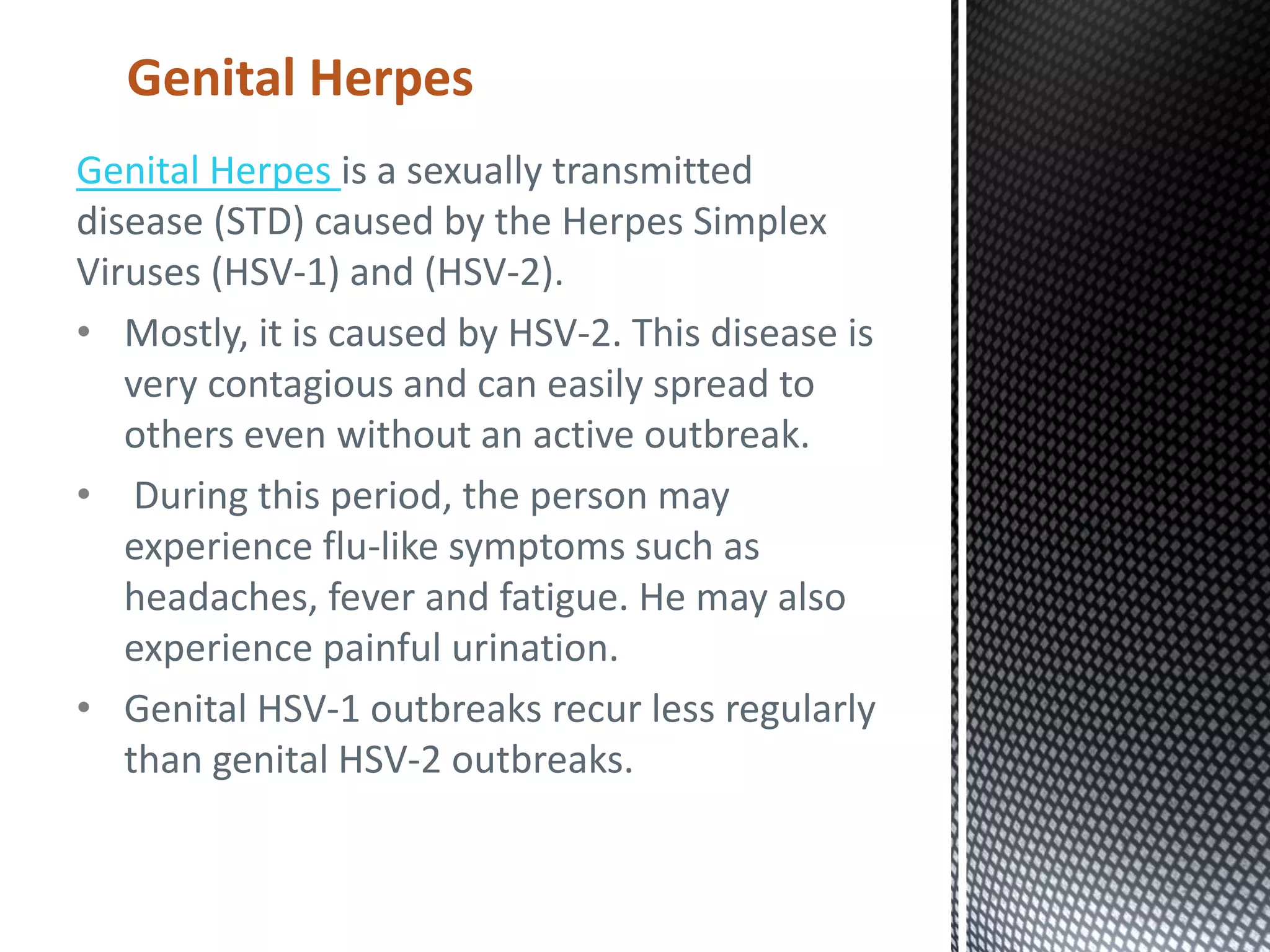 Genital herpes | PDF