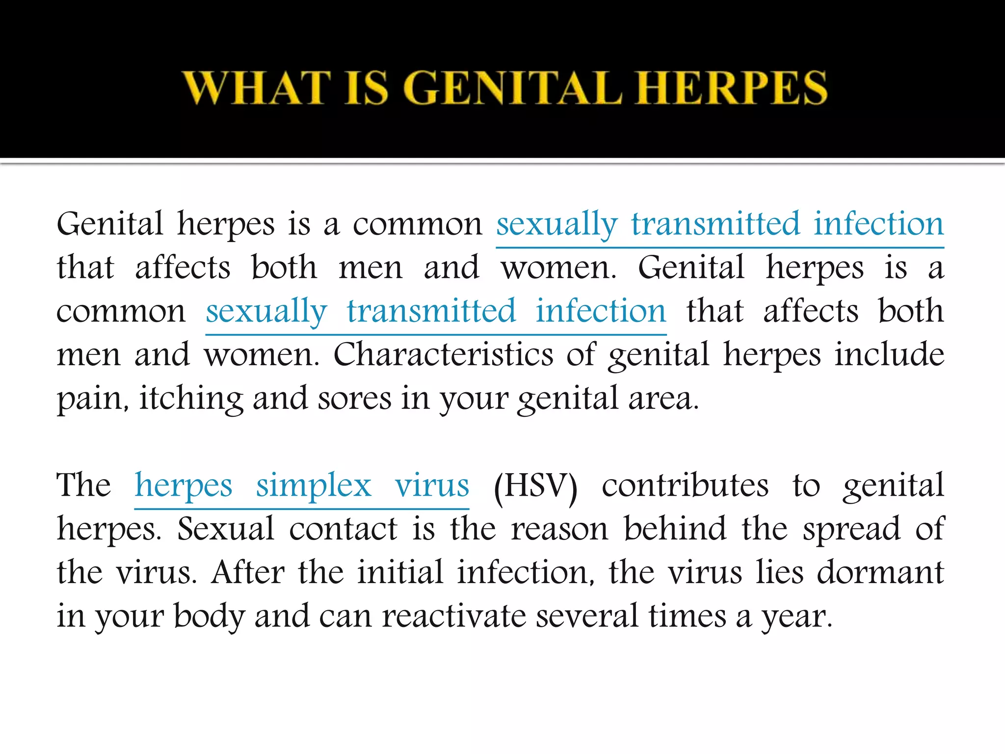Herpes Simplex Std Symptoms