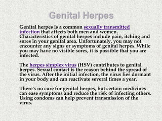 Genital Herpes Men Signs