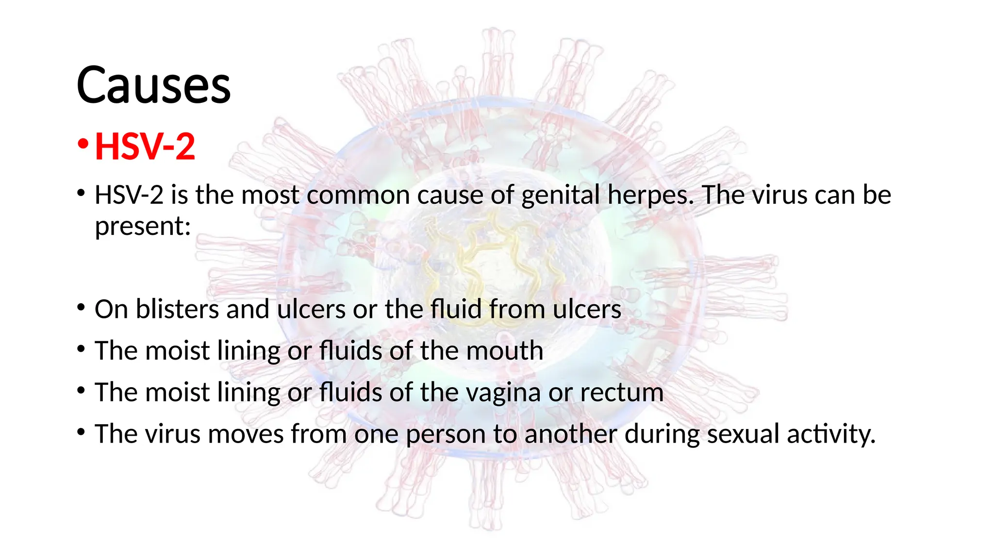 GENITAL HERPES.pptx STD , MEDICAL AND SURGICAL II | PPTX | Infectious Diseases | Diseases and ...