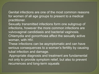 Genital infections in gynecology | PPTX