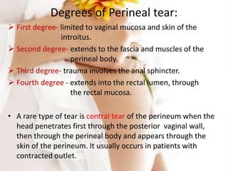 Genital injuries obs nursing | PPTX
