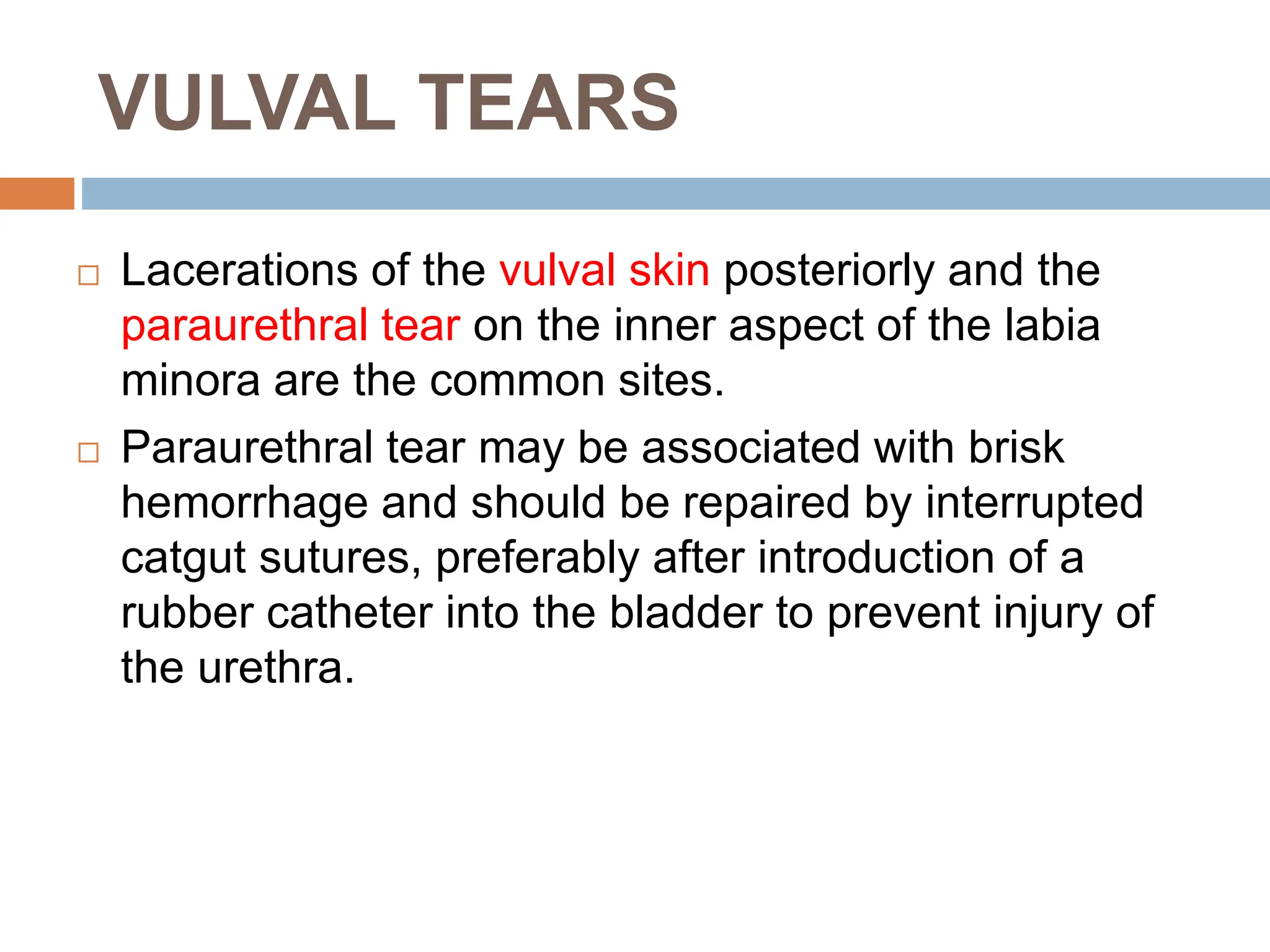 GENITAL INJURIES and various degrees of tear.pptx