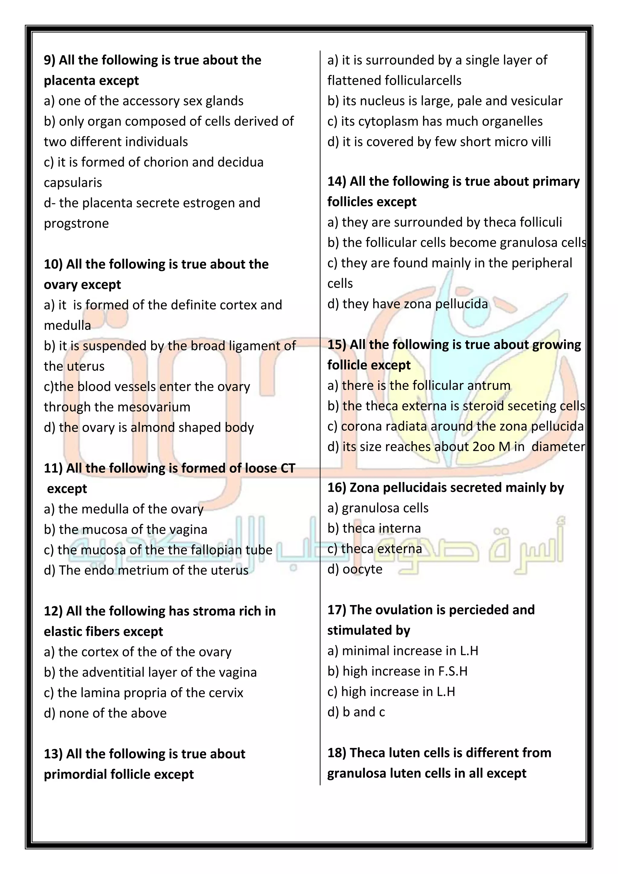 Genital module questions sahwa family | PDF