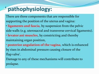Gynecology 5th year, 4th lecture (Dr. Sallama Kamil) | PPTX