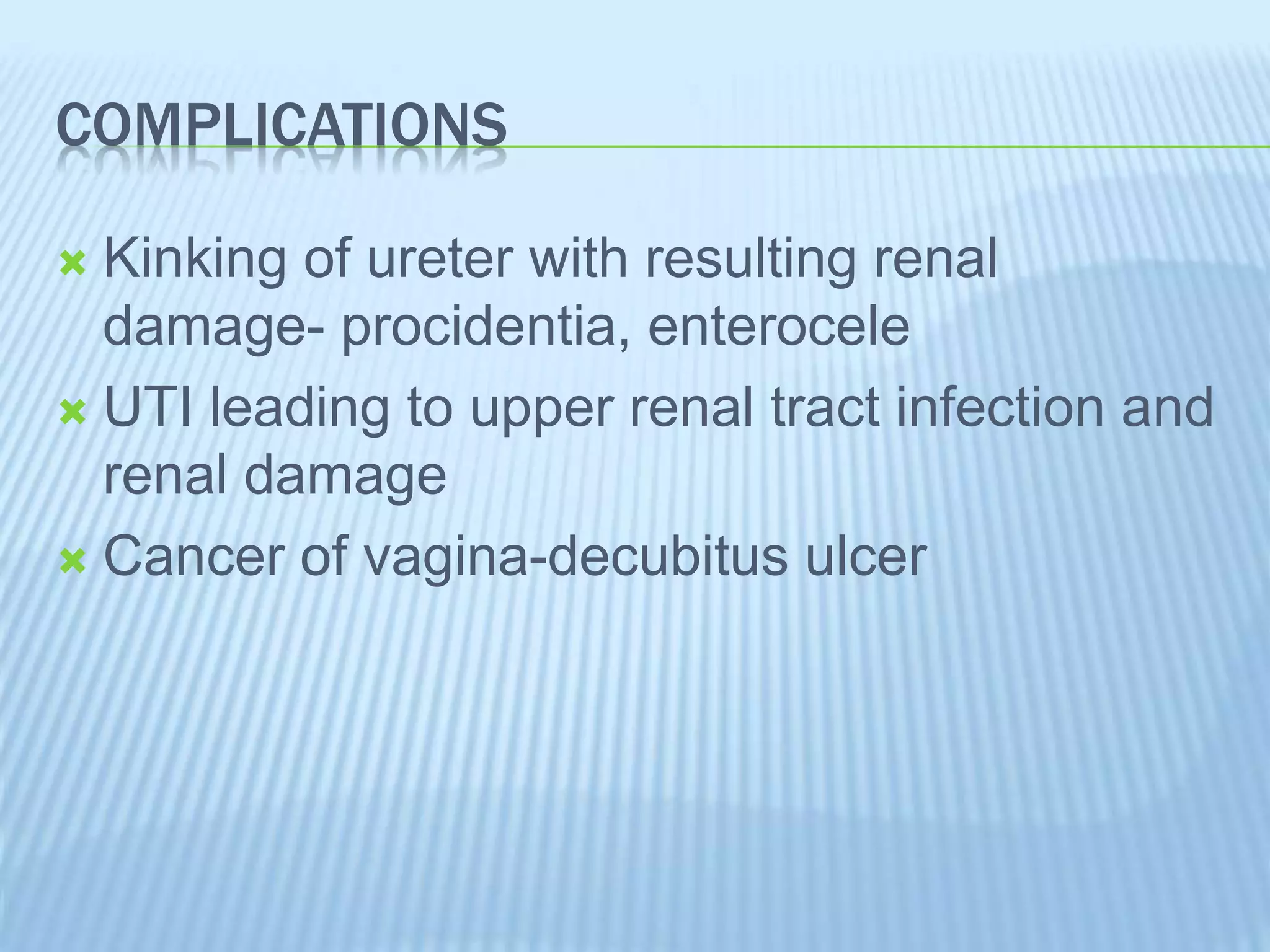 Genital prolapse | PPTX