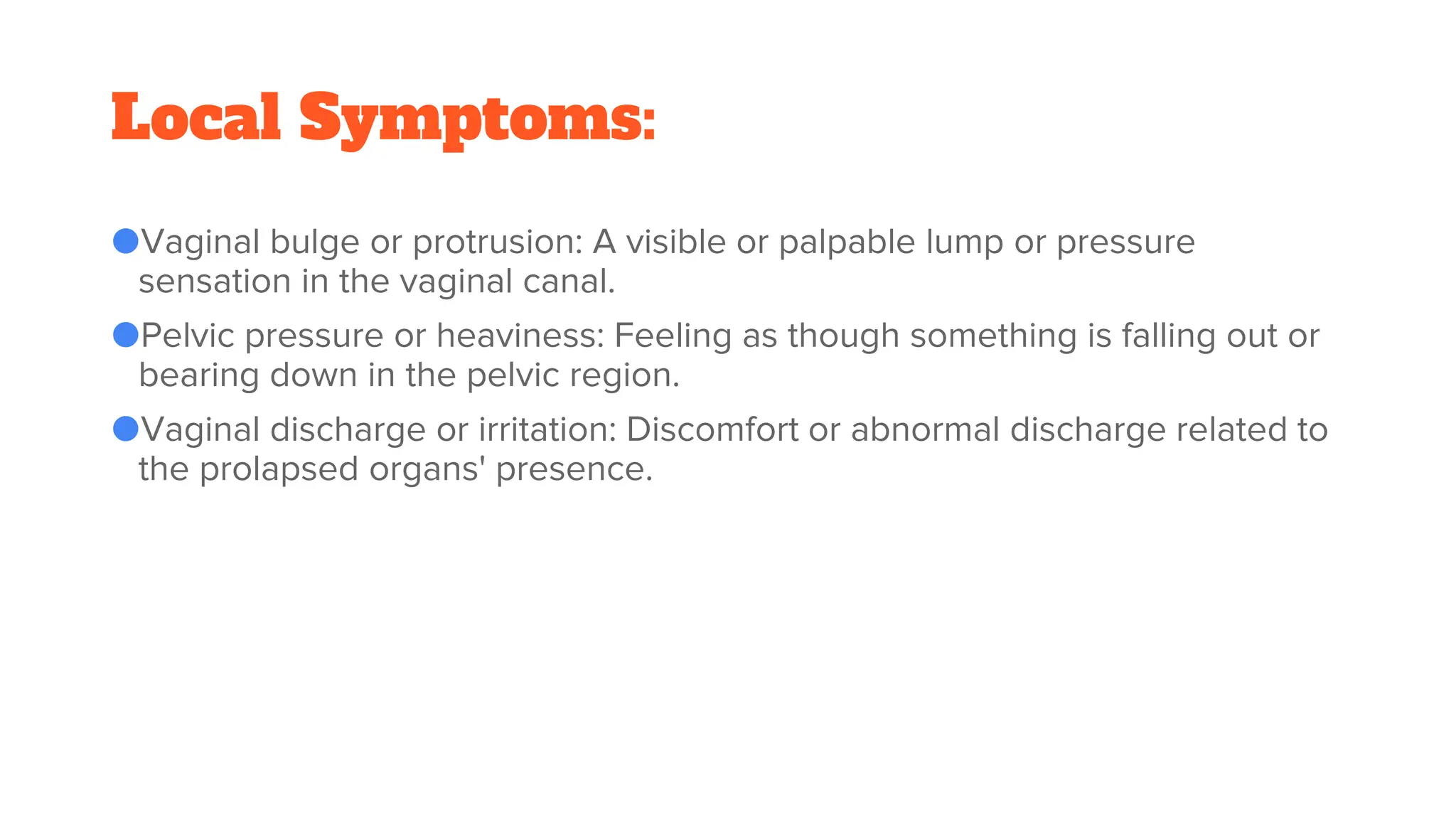 Genital Prolapse | PPTX
