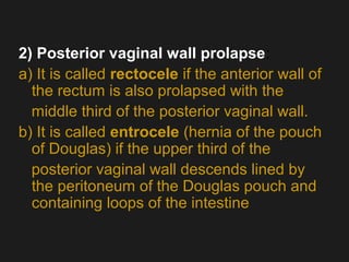 Genital prolapse by daniel rawand | PPT