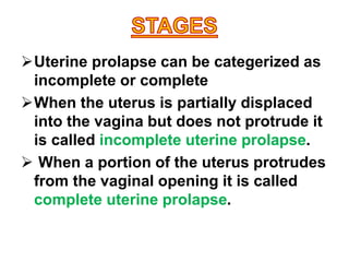Genital prolapse in pregnancy | PPT