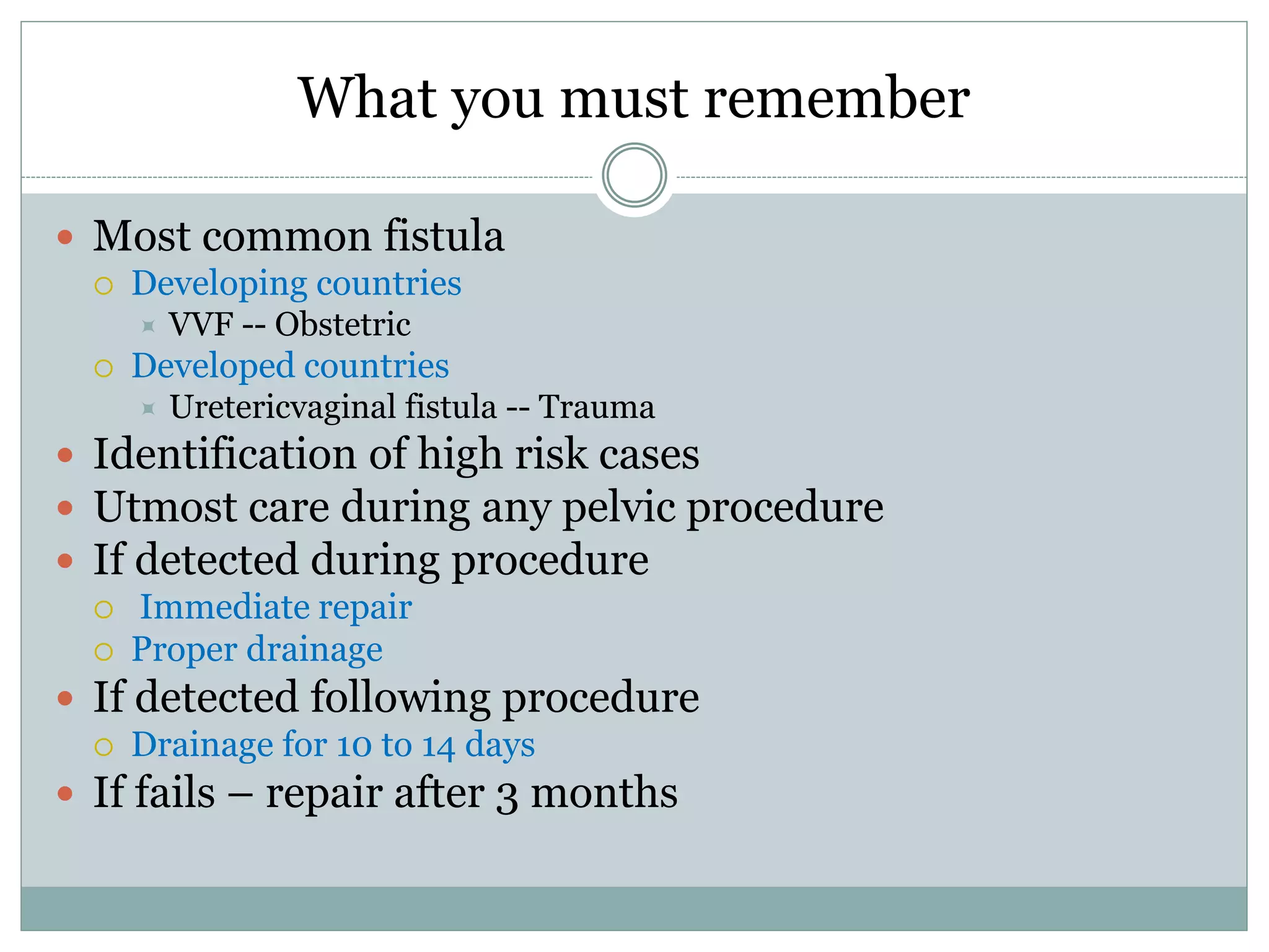 Genital tract fistula | PPTX