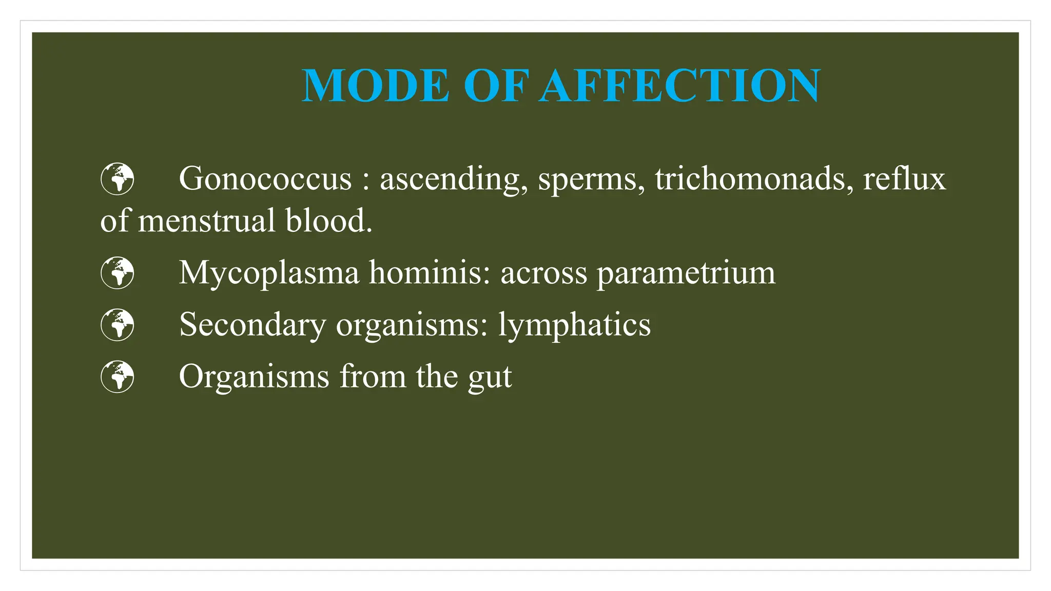 GENITAL TRACT INFECTIONS obstetrics and gynaecological nursing | PPTX