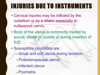 Genital tract injuries1 | PPTX