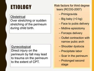 Genital tract injuries1 | PPTX
