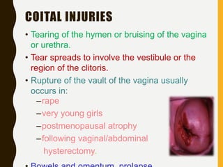 Genital tract injuries1 | PPTX