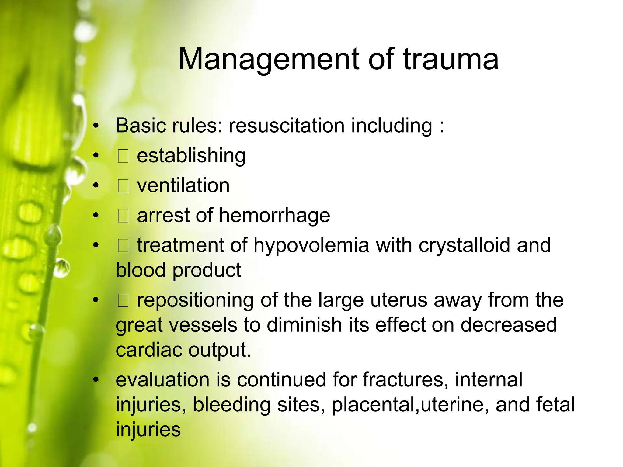 condition on injury of female genital tract PPT.PTX