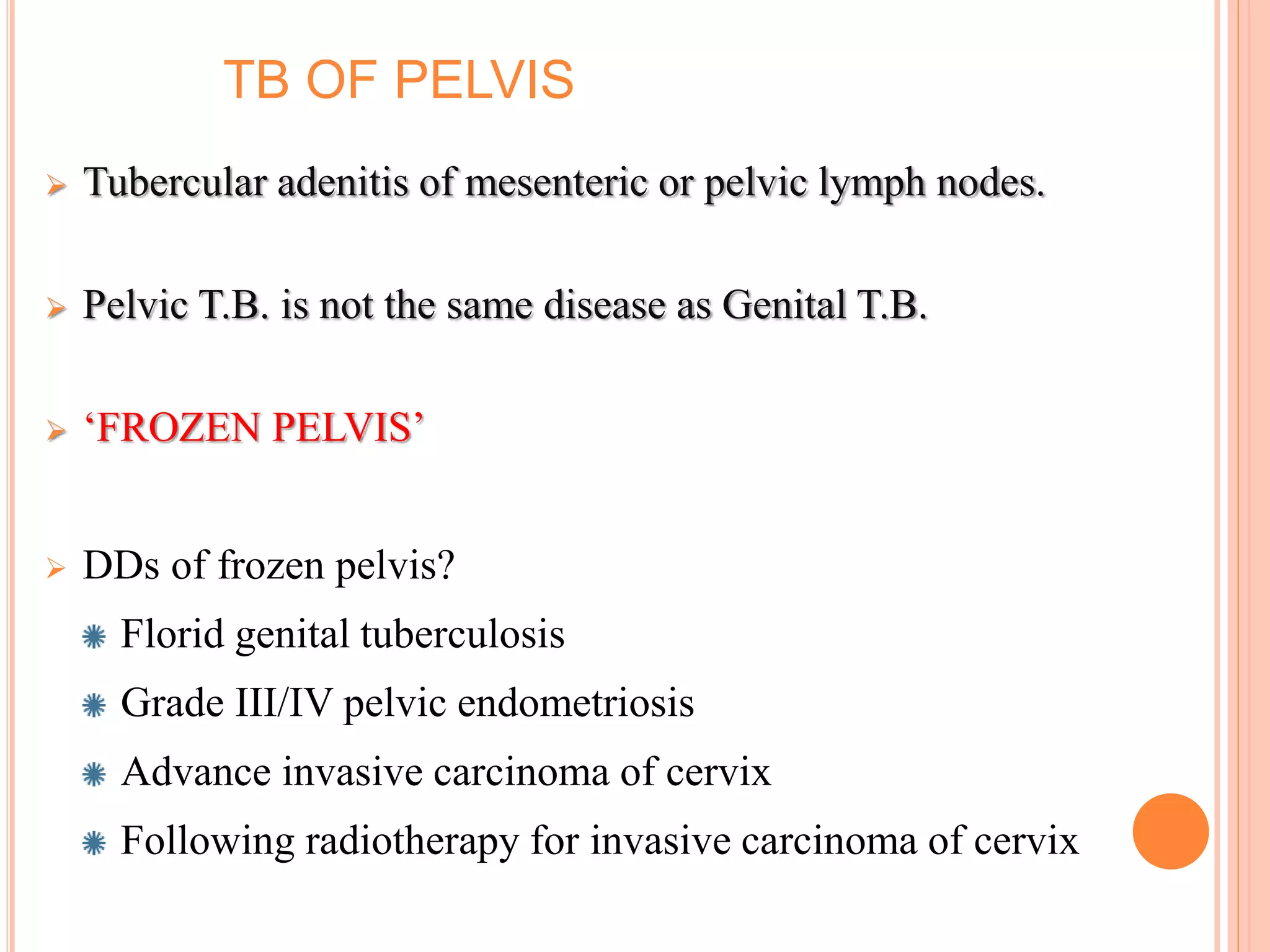 Genital tuberculosis | PPTX