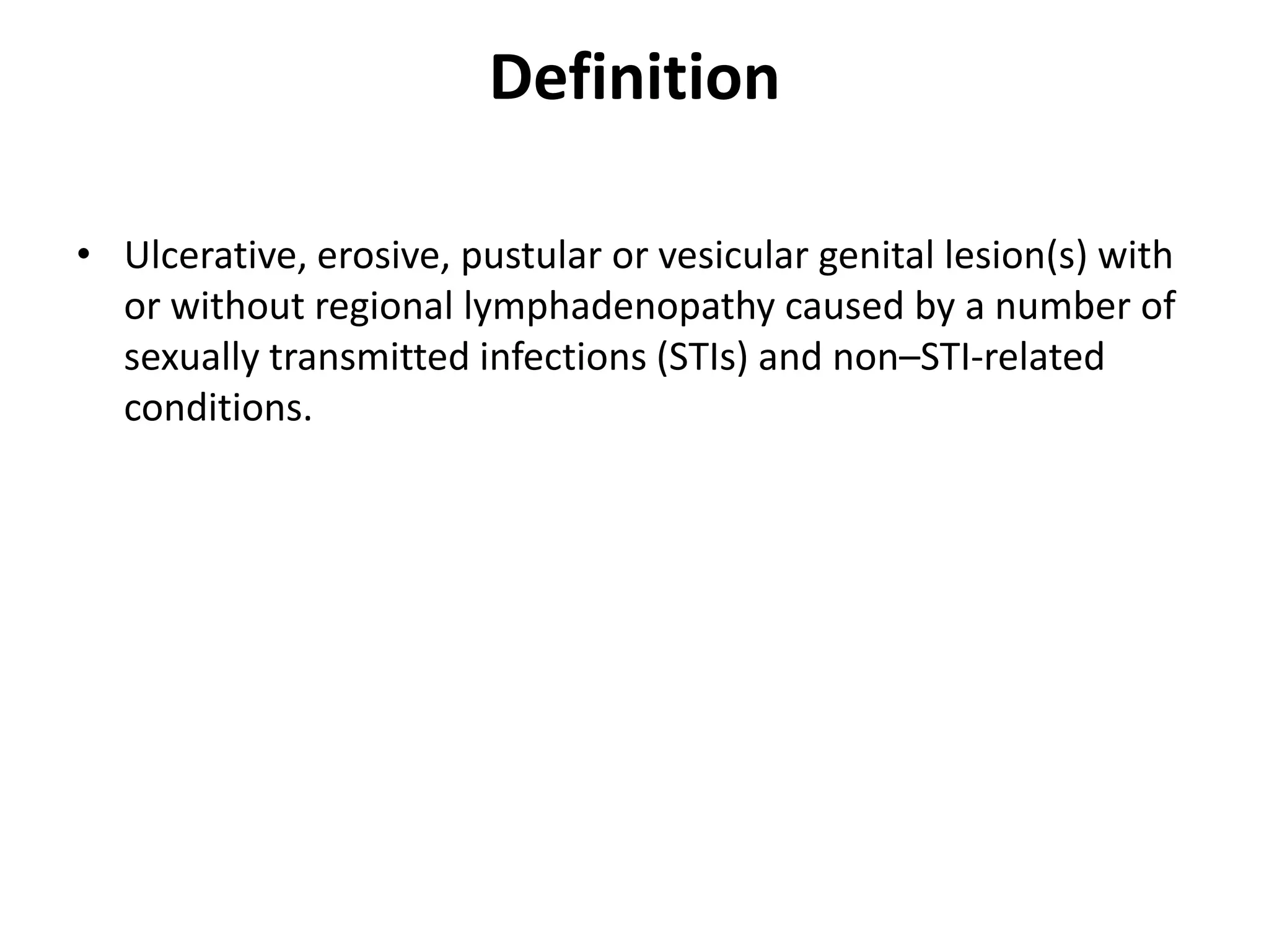 Genital ulcer | PPTX