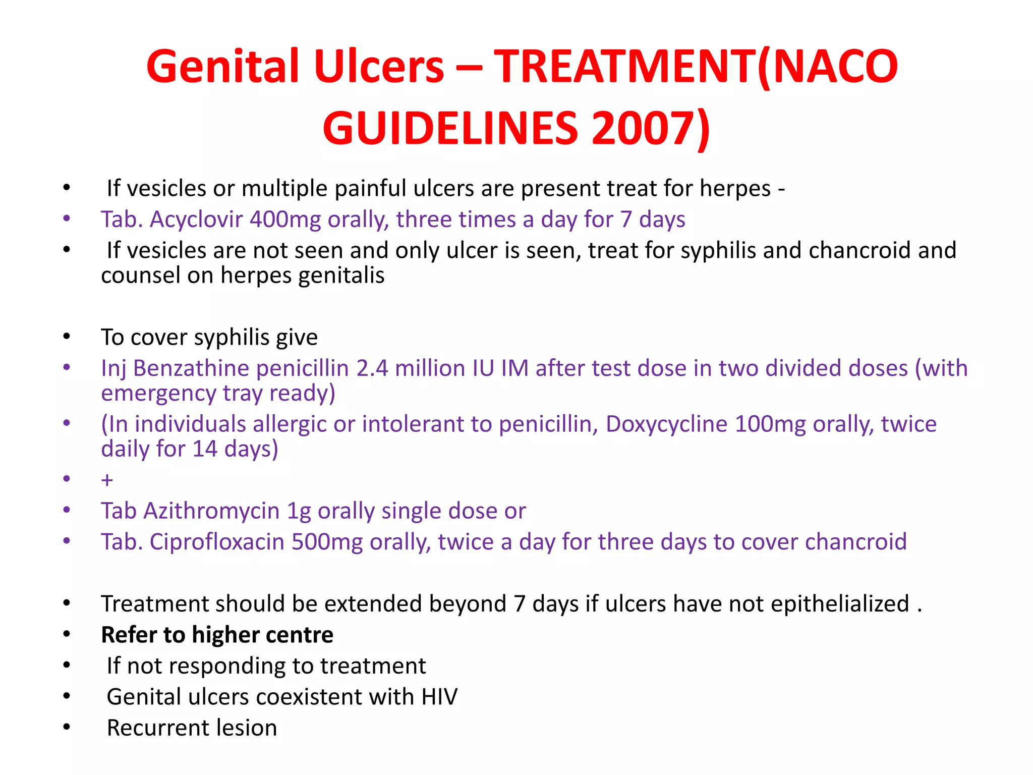 Genital ulcer | PPTX