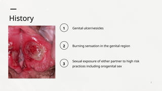 Management of genital ulcers and treatment | PPTX