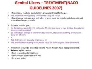 Management and diagnosis of GENITAL ULCERS.pptx