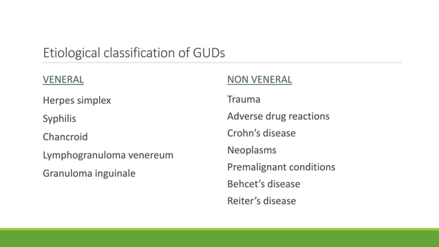 Genital Ulcers Ppt
