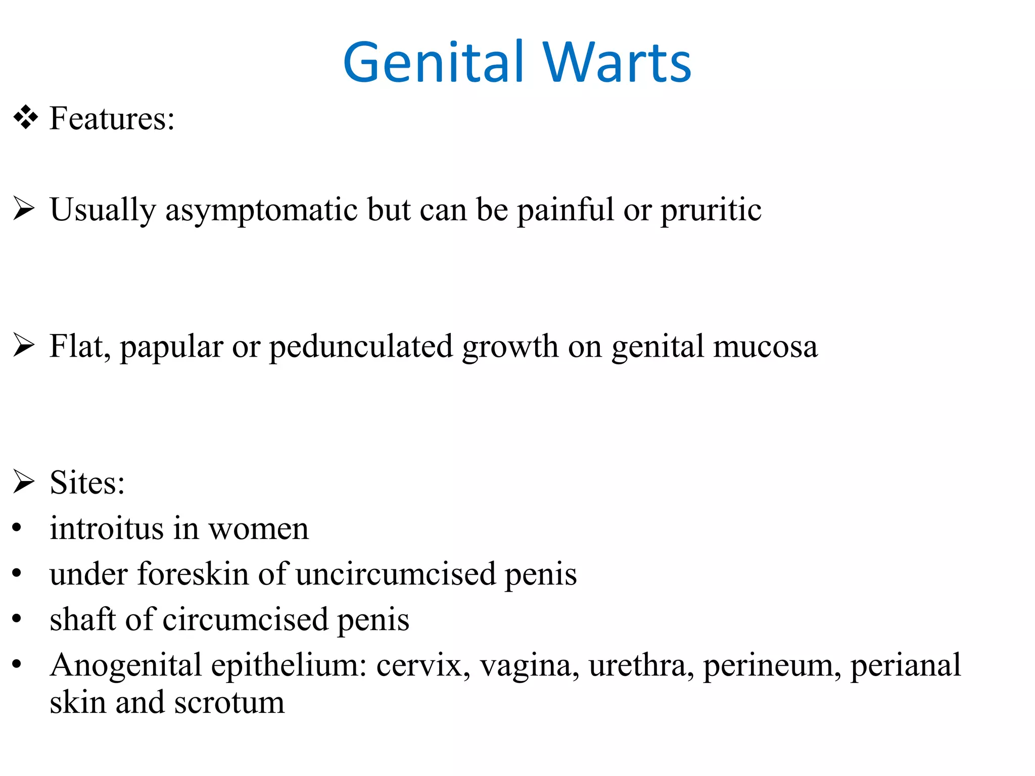 Genital warts | PPTX