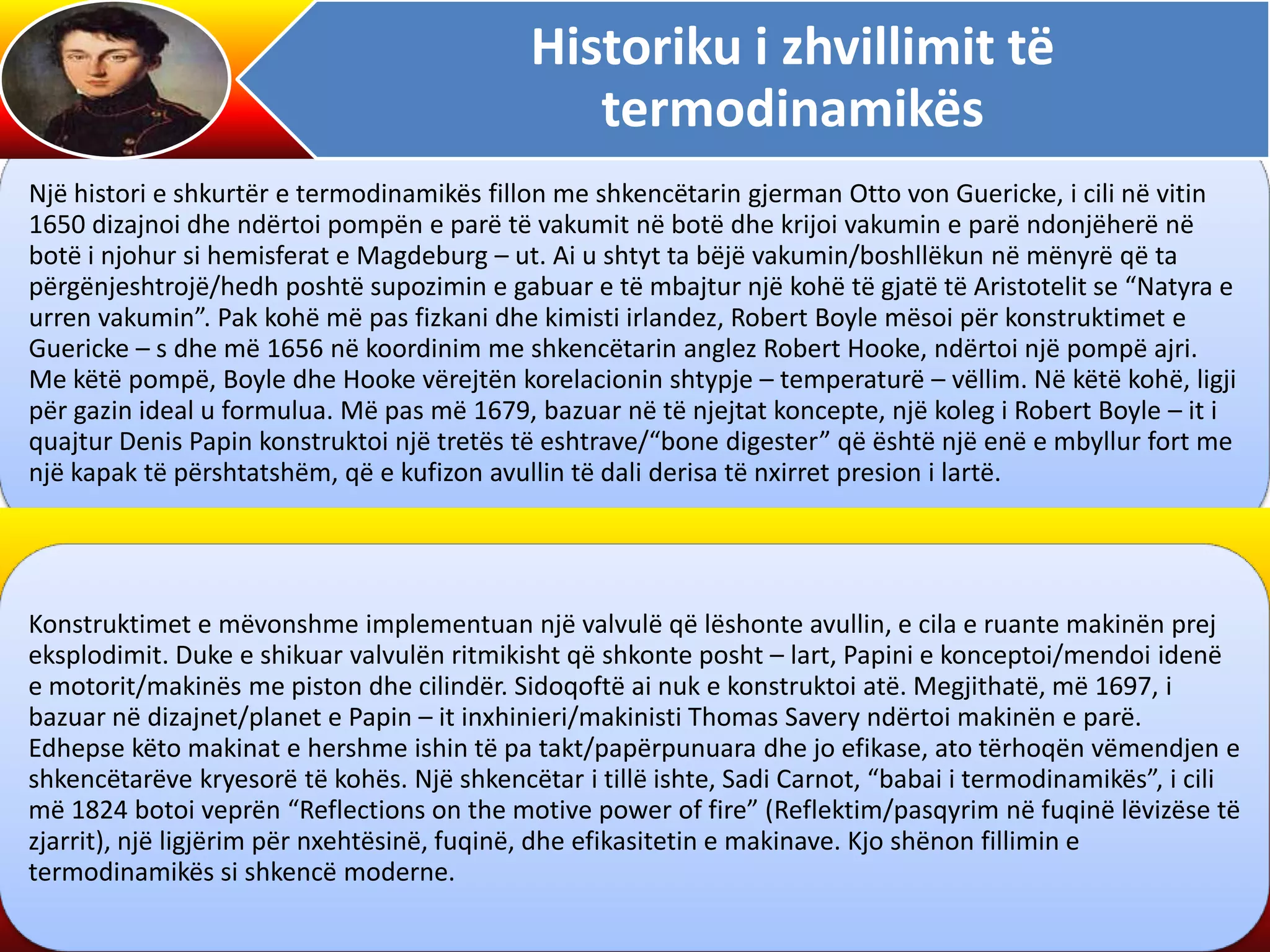 Termodinamika dhe Ligjet e saj. | PPTX