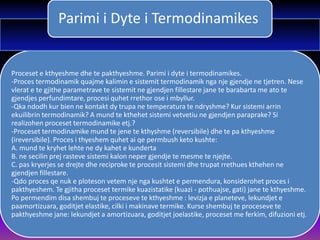 Termodinamika dhe Ligjet e saj. | PPTX